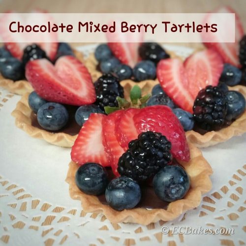 Chocolate Mixed Berry Tartlets 朱古力什莓撻 – EC Bakes 小意思